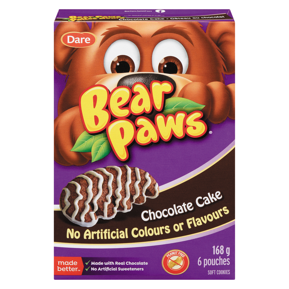 Bear Paws Chocolate Cake Cookies