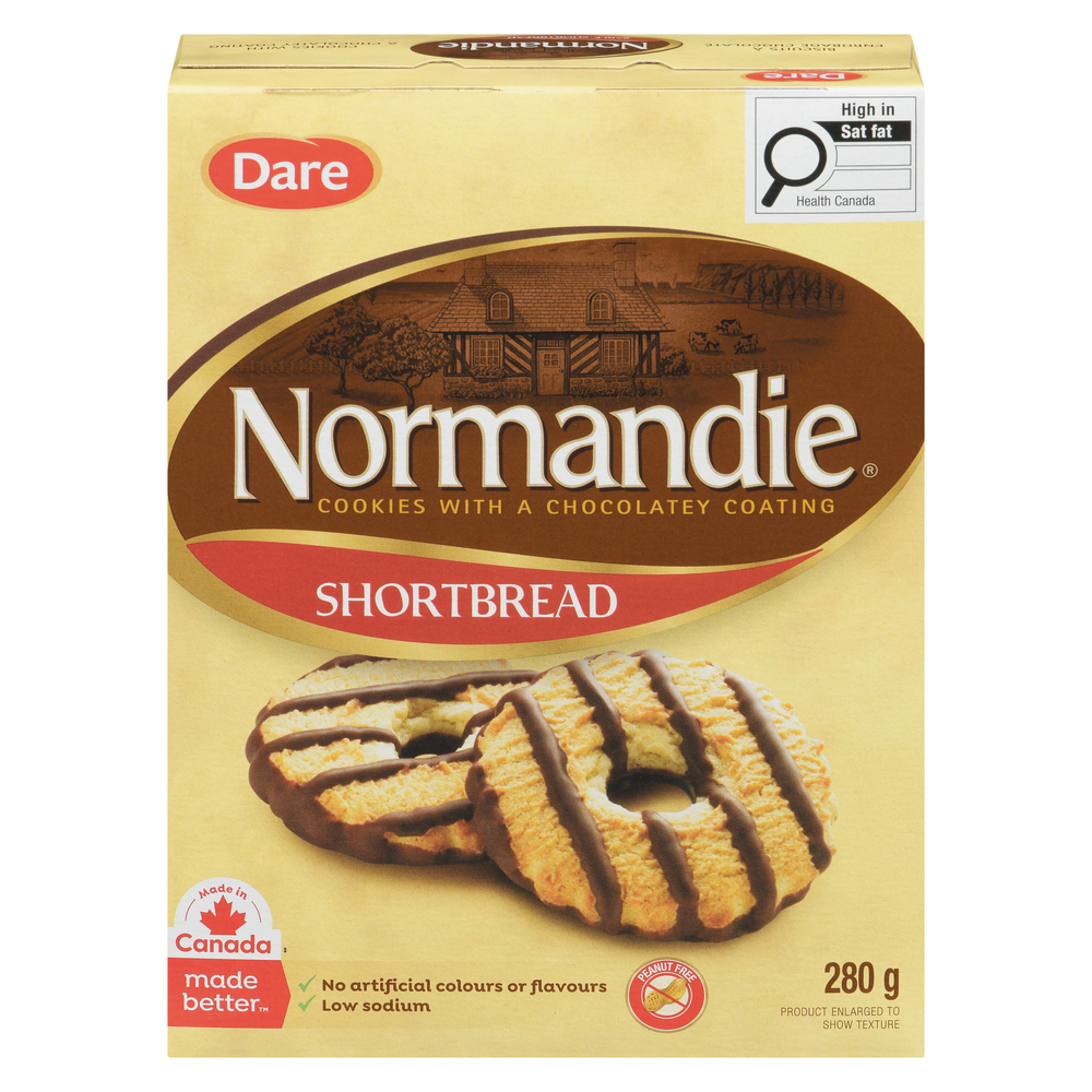 Normandie Chocolate Shortbreads Cookies