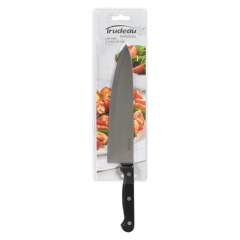 Black 8in Chef Knife