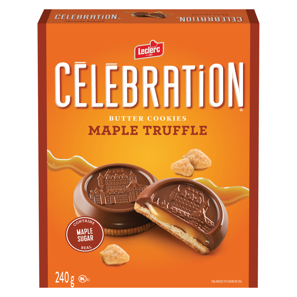 Maple Milk Chocolate Coated Celebration Cookie