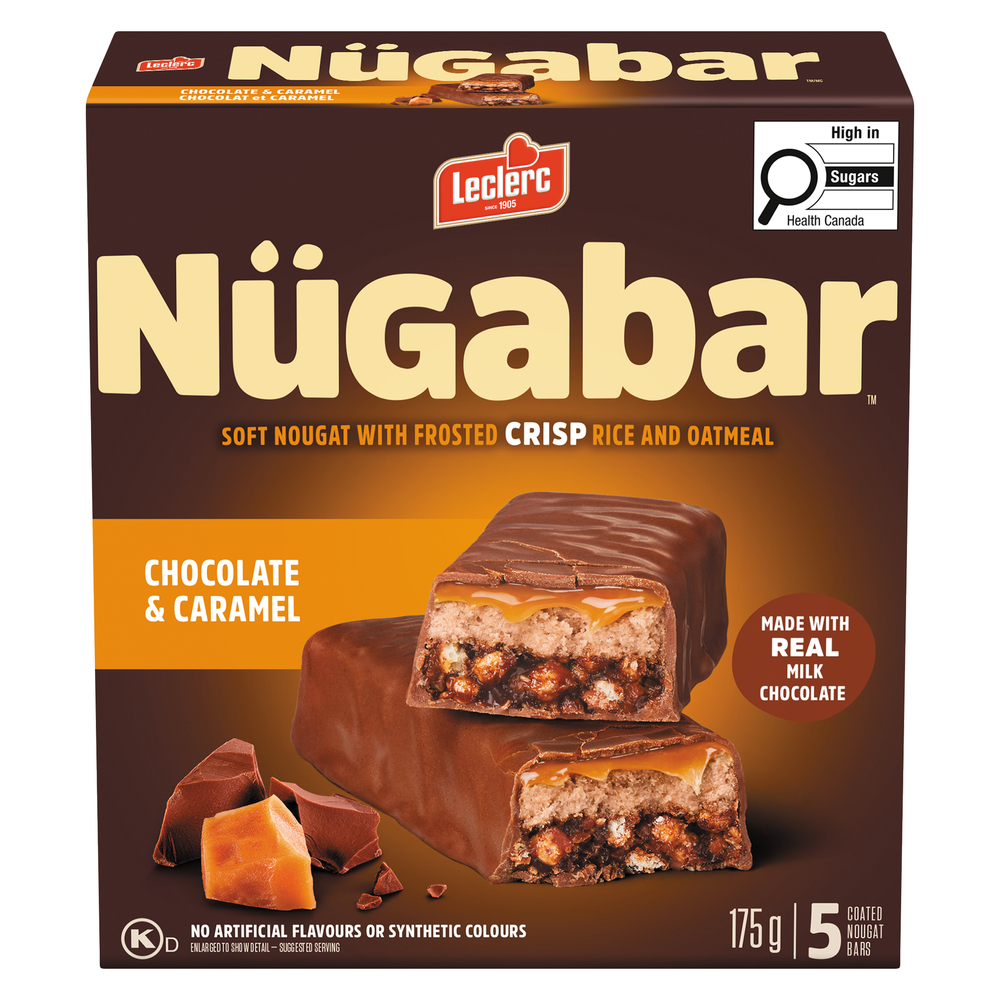 Nügabar Milk Chocolate & Caramel Granola Bar