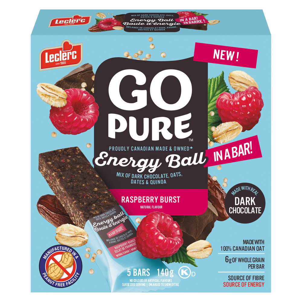 Date Raspberry GoPure Cereal Bar