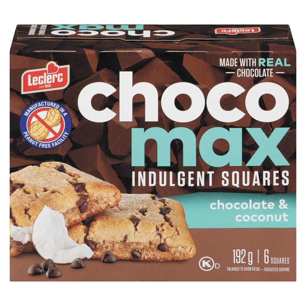 Chocomax Indulget Coconut Square