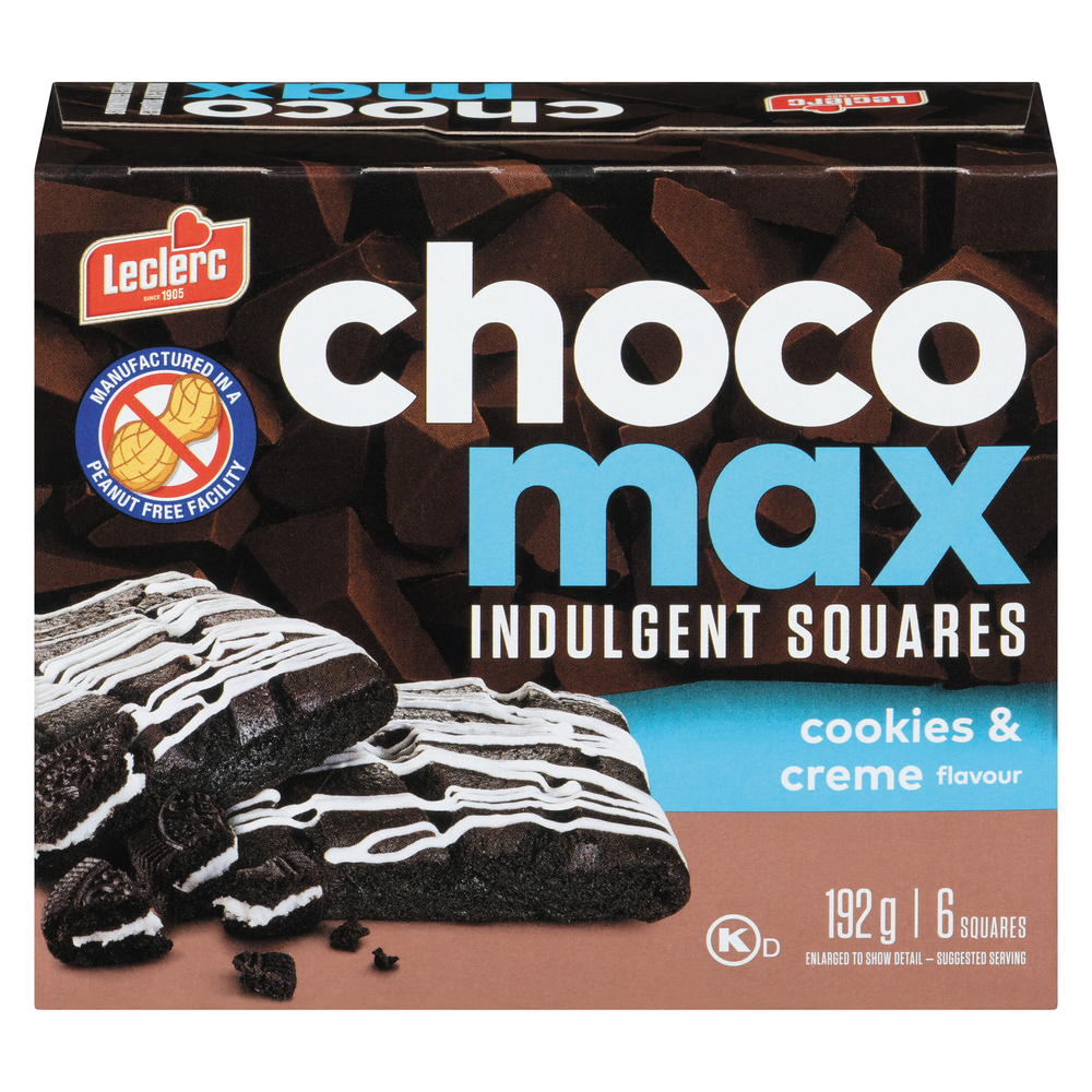 Chocomax Indulgent Cookies and Cream Squares