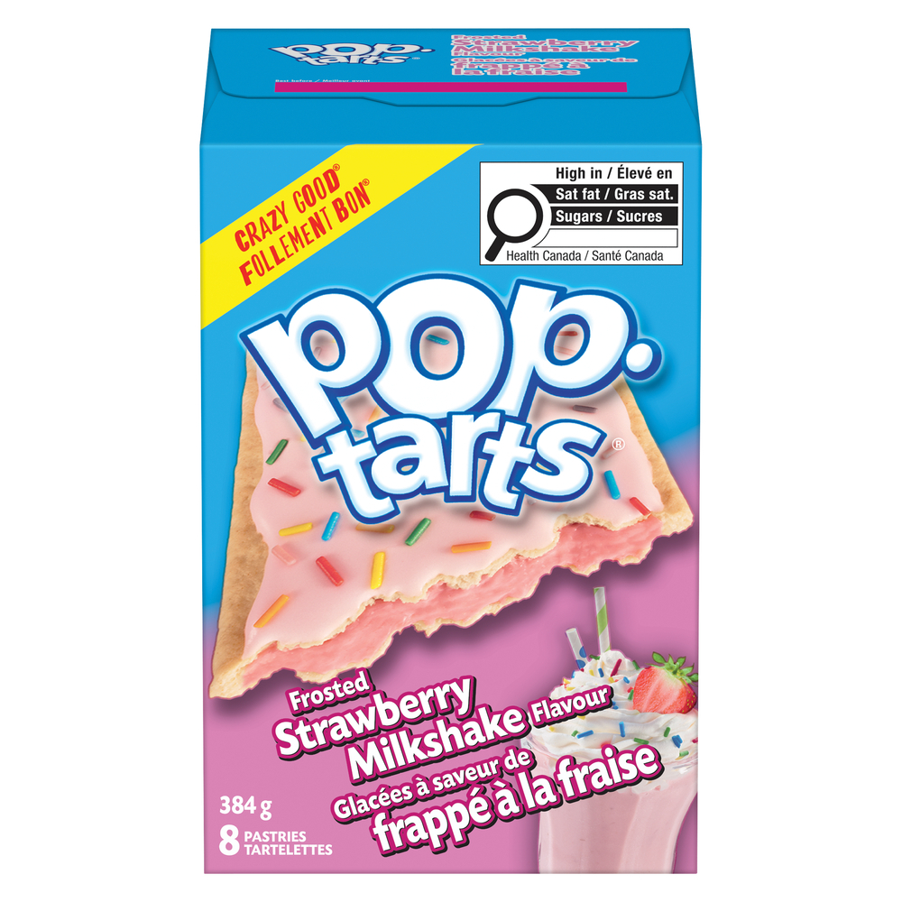 Frosted Strawberry Milkshake Pop-Tarts