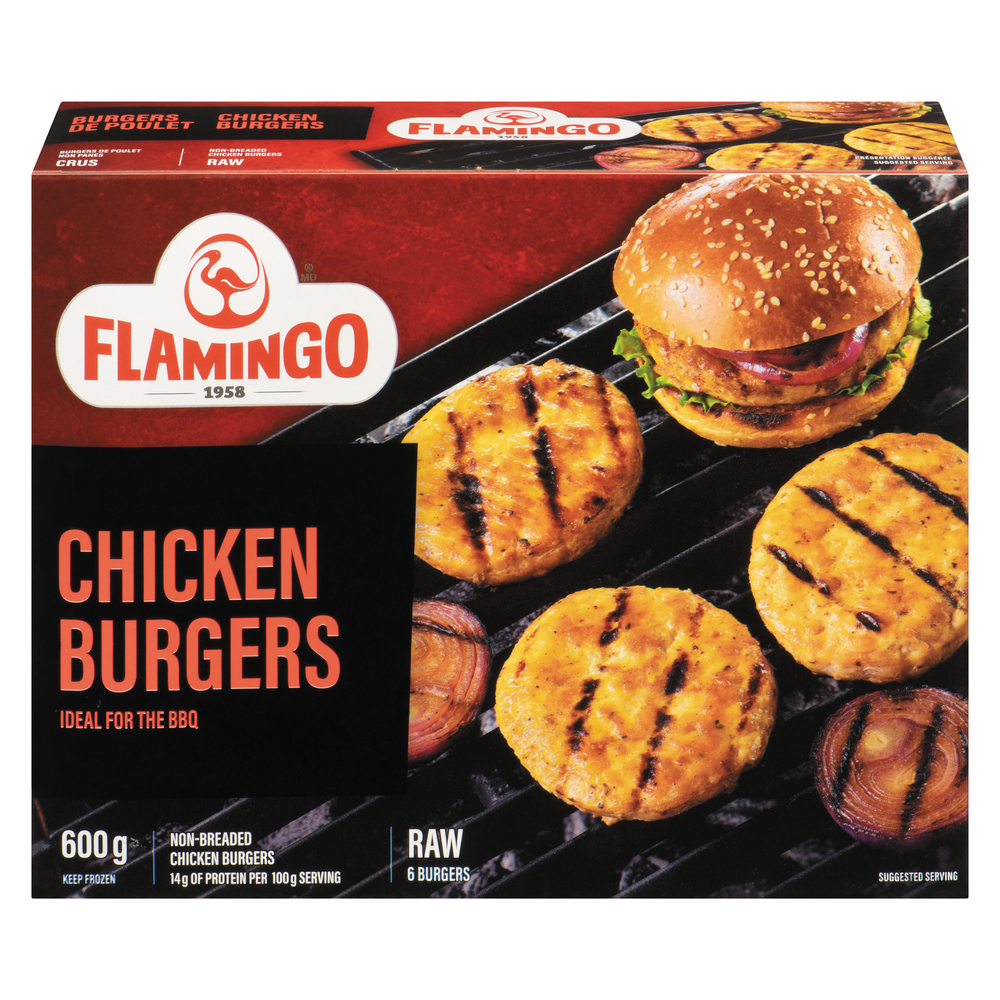 Non Cooked Non Breaded Chicken Burger