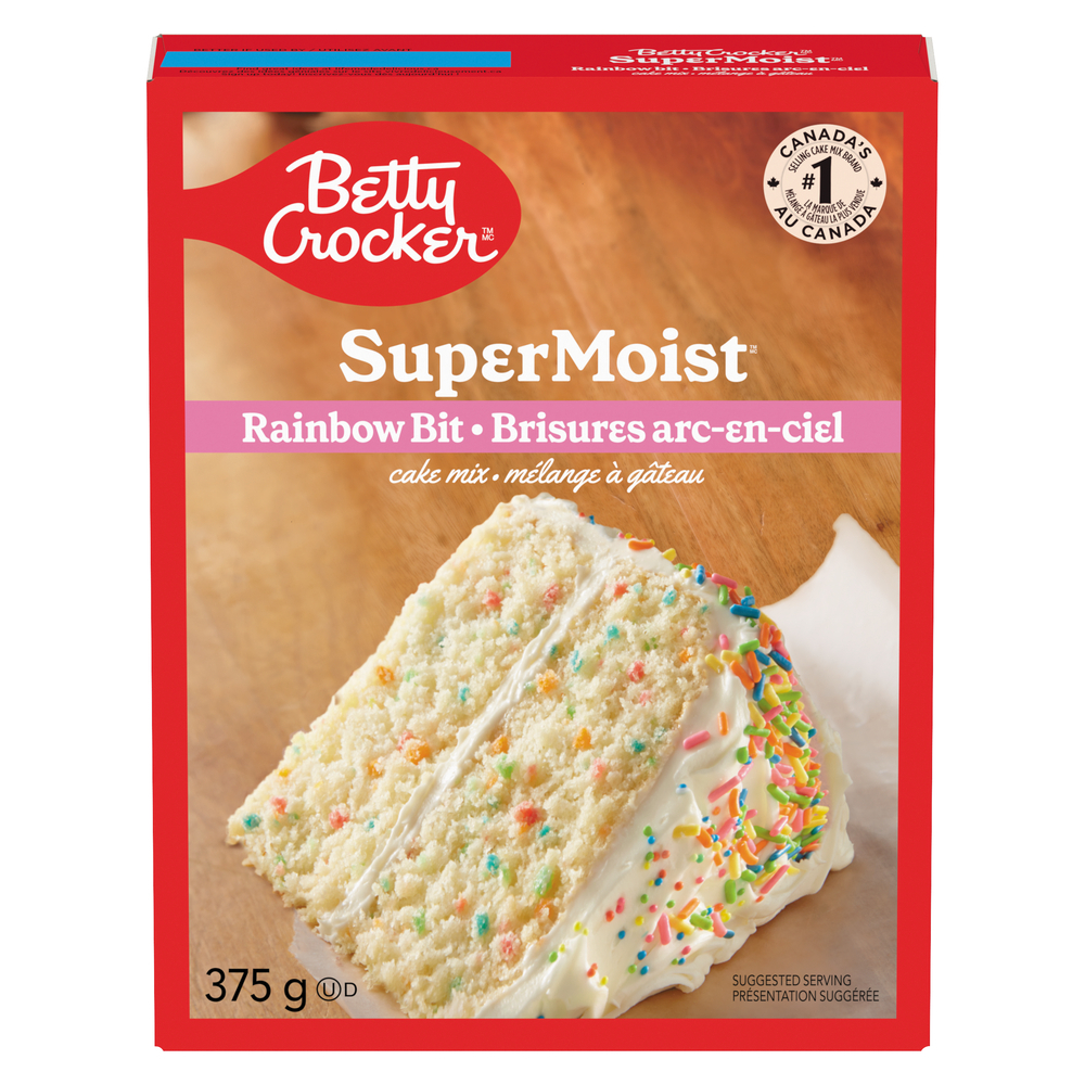 Rainbow SuperMoist Cake Mix