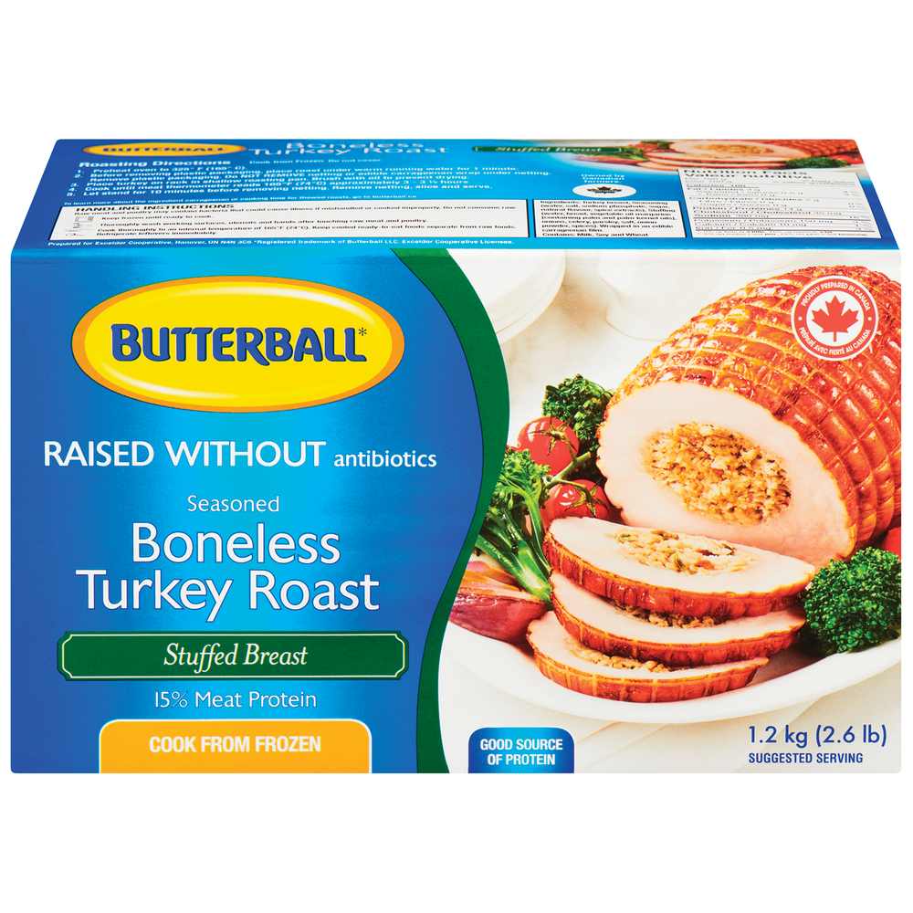 Boneless Frozen Stuffed Turkey Breast