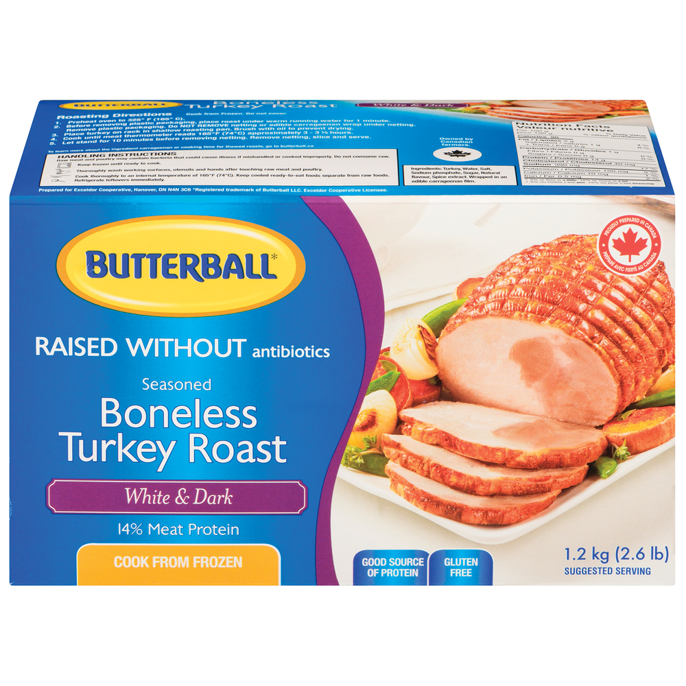 White & Dark Meat, Frozen Turkey Roast