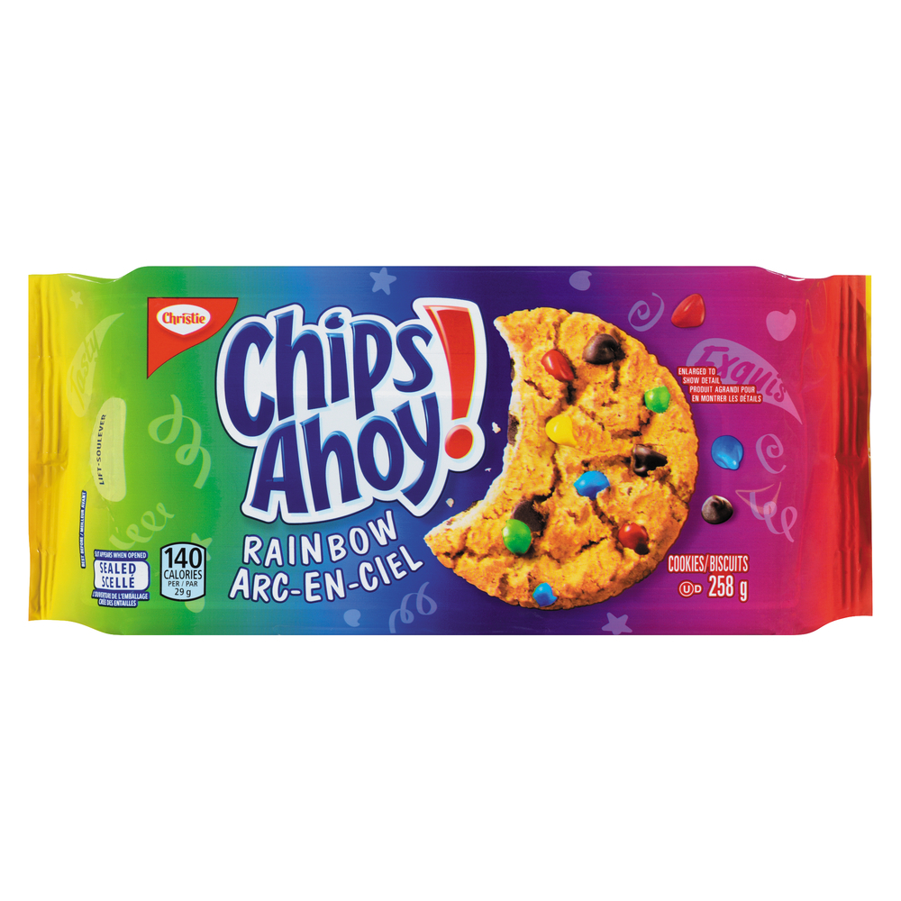 Chips Ahoy Rainbow Cookies