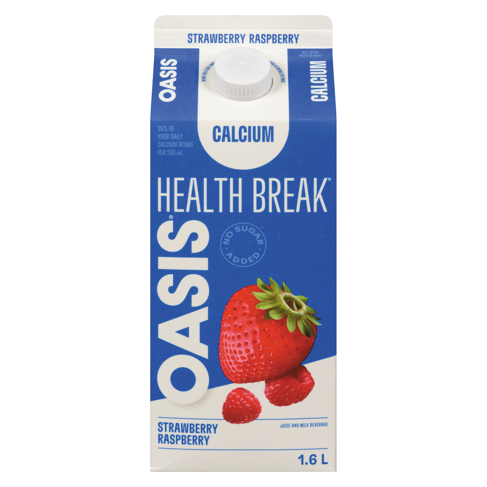 Health Break Strawberry Raspberry Calcium Juice