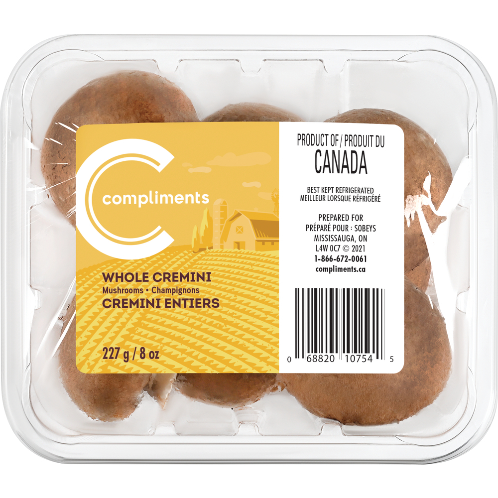 Whole Cremini Mushrooms