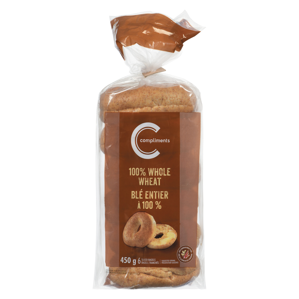 Whole Wheat 6 Pack Bagels