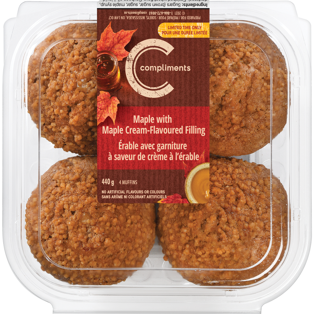 Maple with Maple Cream Filling Muffins