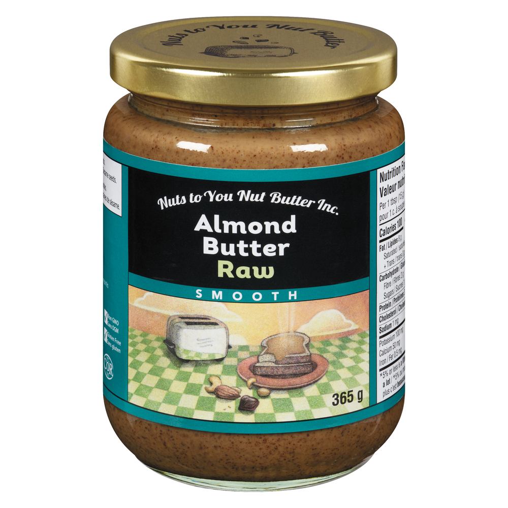 Raw Smooth Almond Butter