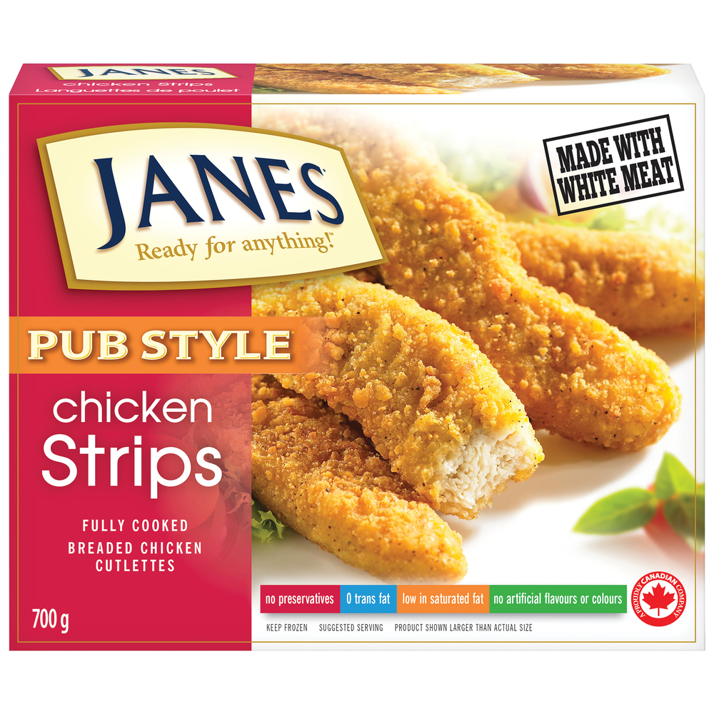 Fully Cooked Chicken Breast Strips