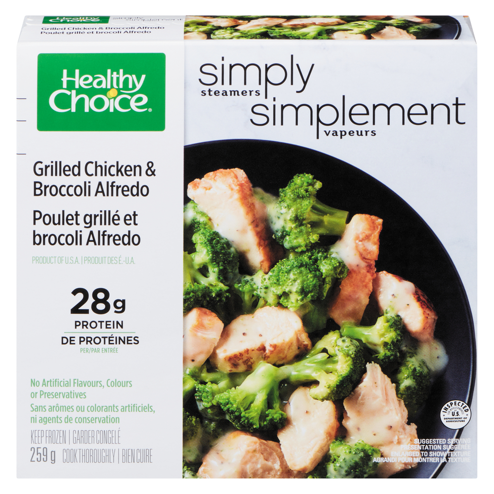 Grilled Chicken & Broccoli Alfredo Simply Steamer