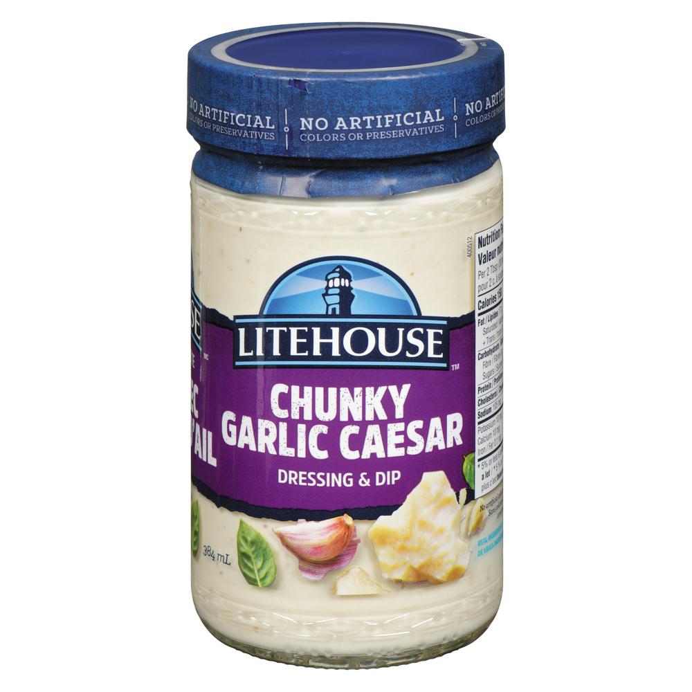 Chunky Garlic Caesar Dressing