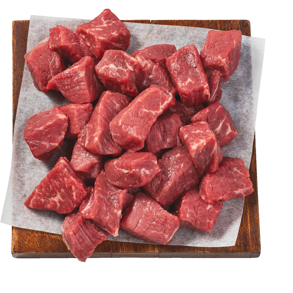 Boneless, Family Size Beef Stewing Cubes