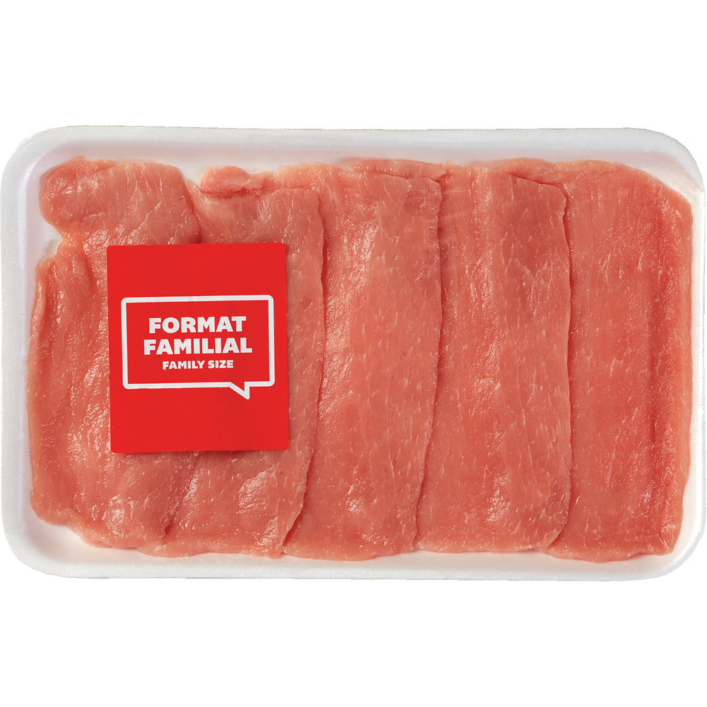 Value Size Pork Leg Cutlets Tenderized