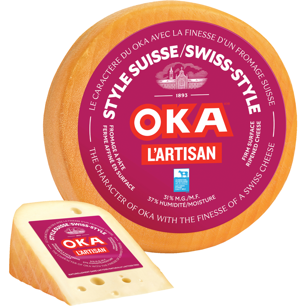 Swiis Style Smoked Oka Cheese