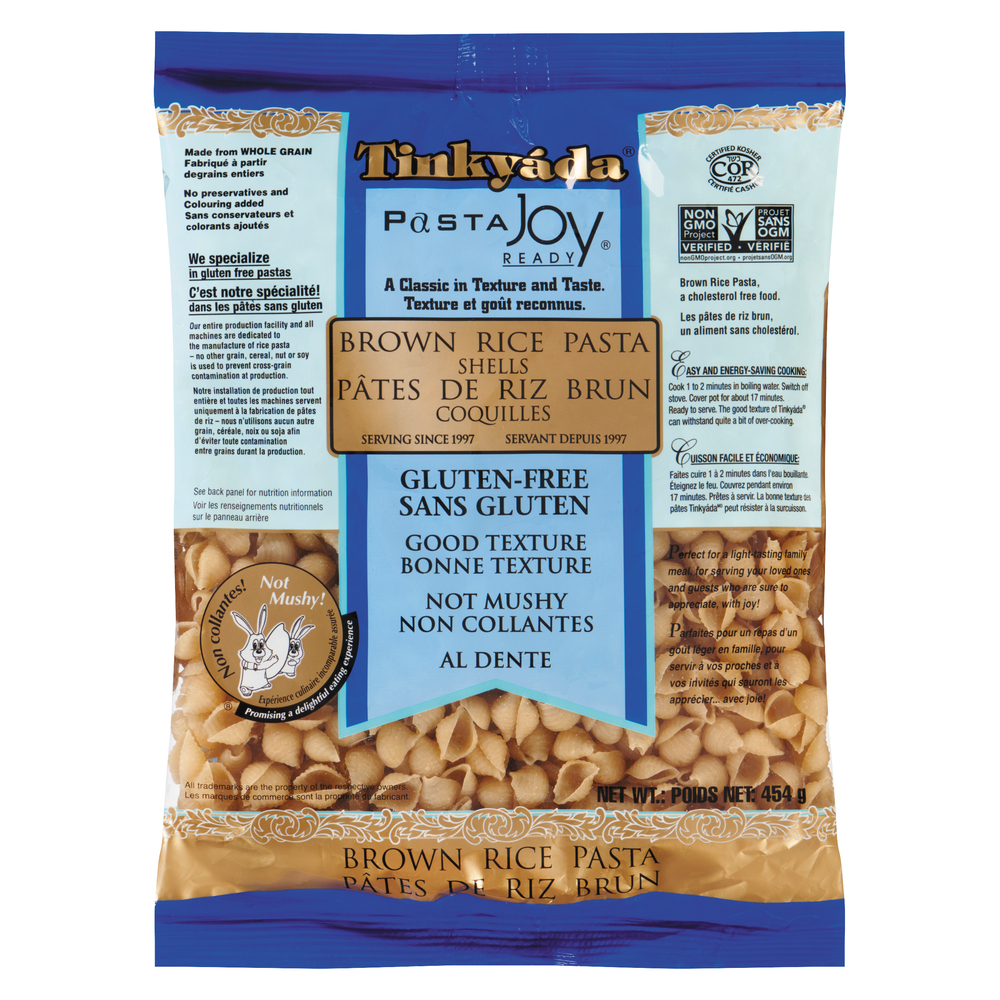 Brown Rice Gluten Free Shells Pasta