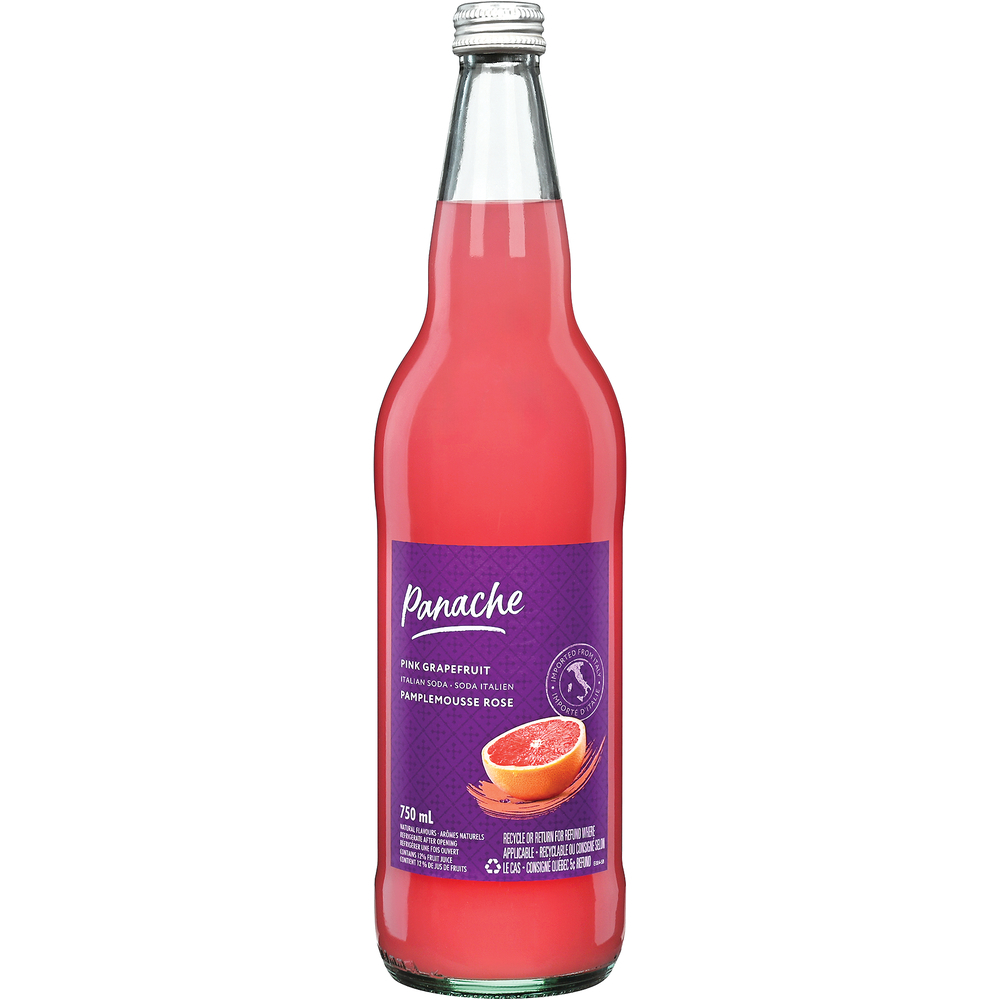 Italian Pink Grapefruit Soda