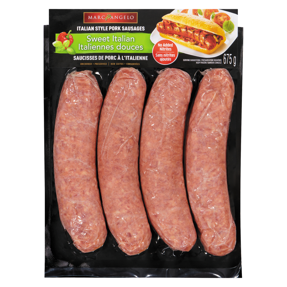 mild italian jumbo frozen sausages