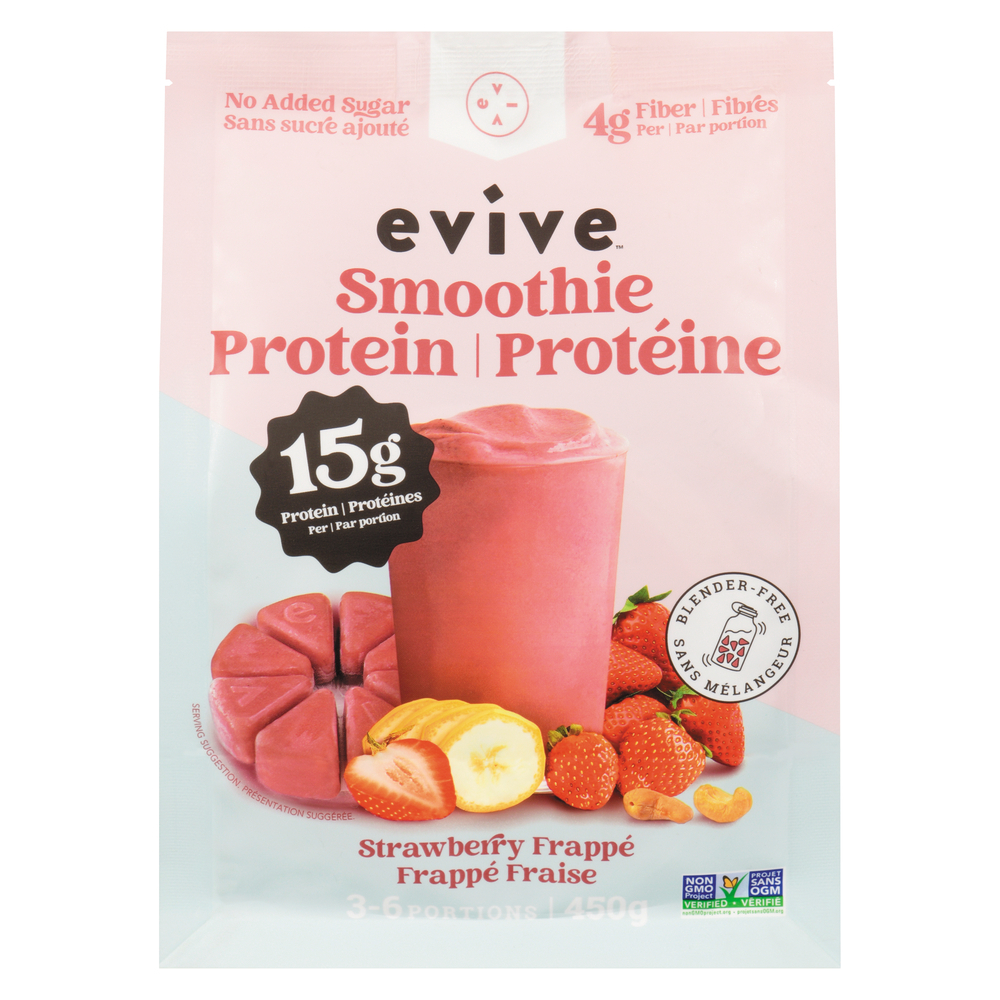 Protein Strawberry Smoothie Cubes