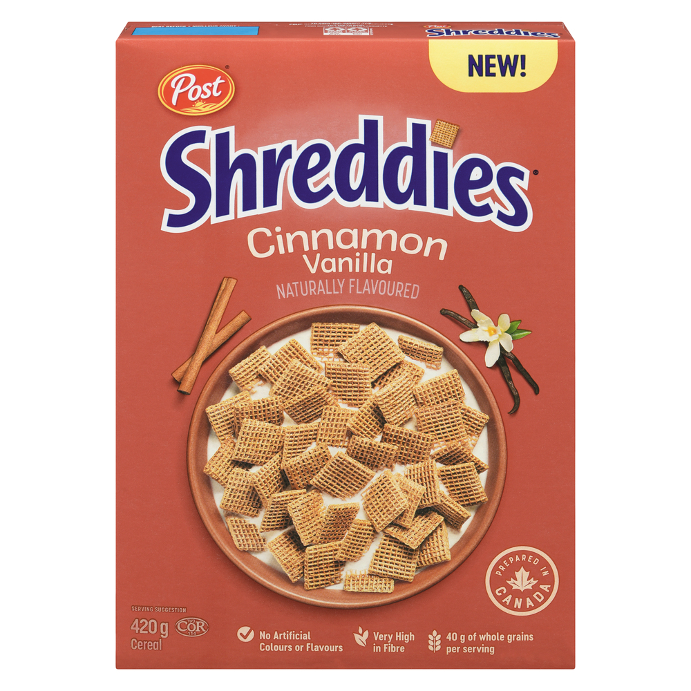 Shreddies Cinnamon Vanilla Cereal