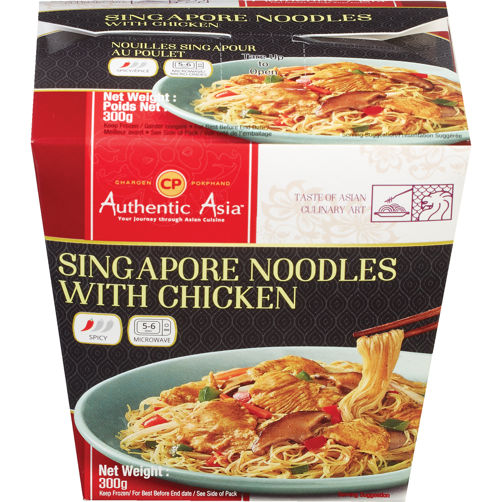 Singapore Chicken Noodles
