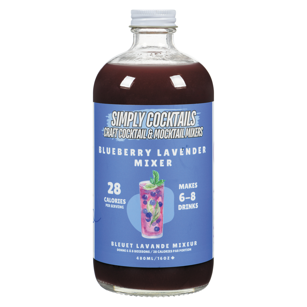 Blueberry Lavender Non Alcoholic Mixer