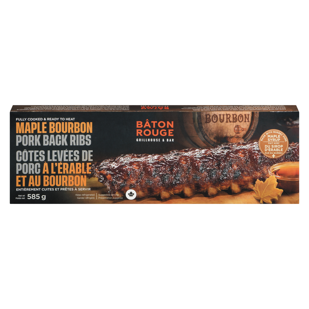 Maple Bourbon Pork Back Ribs