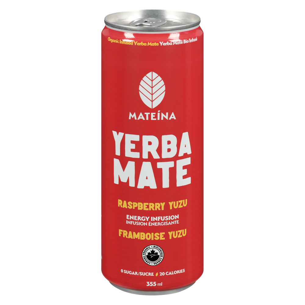 Organic Energy Infusion Raspberry Yuzu Yerba Mate