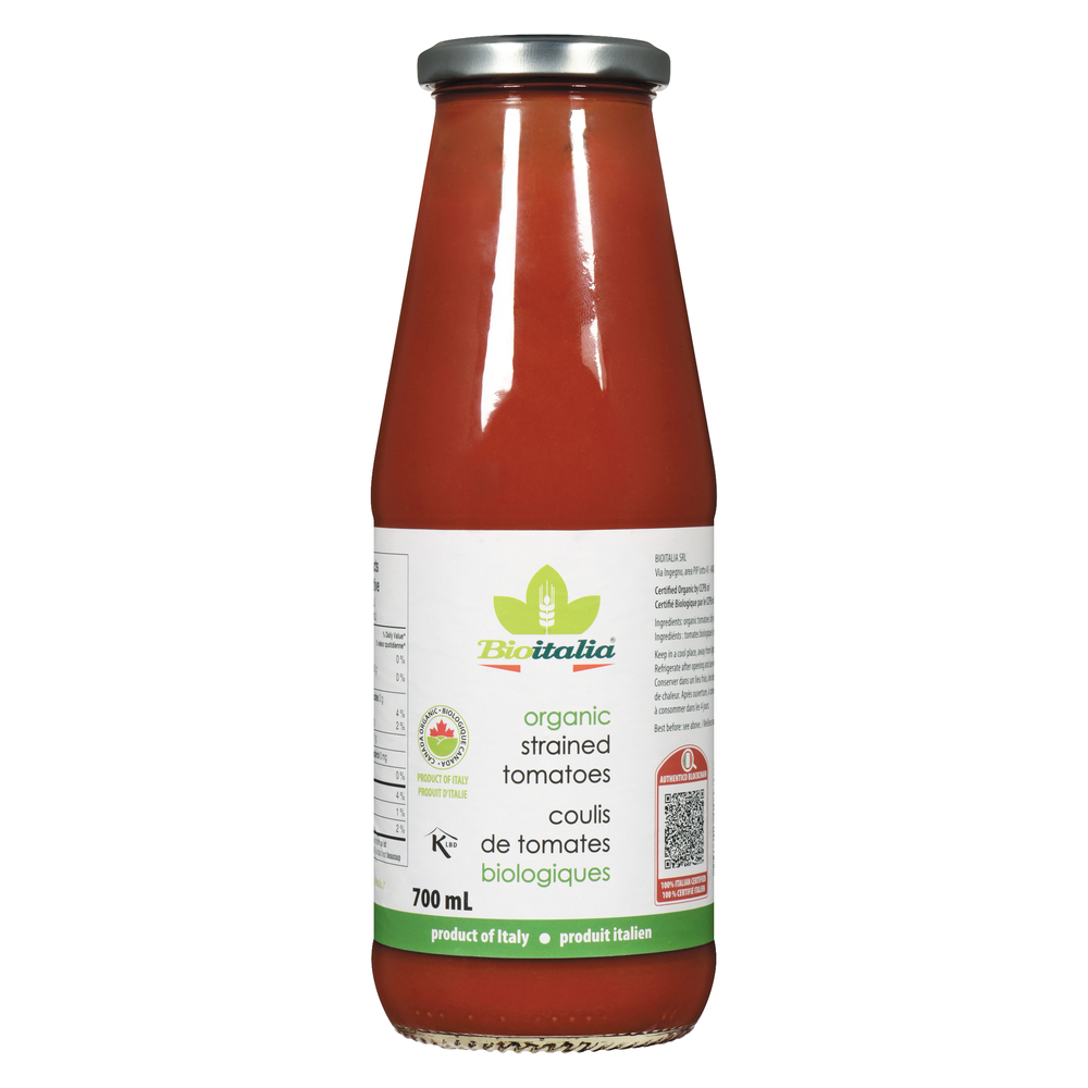 Organic Strained Tomatoes