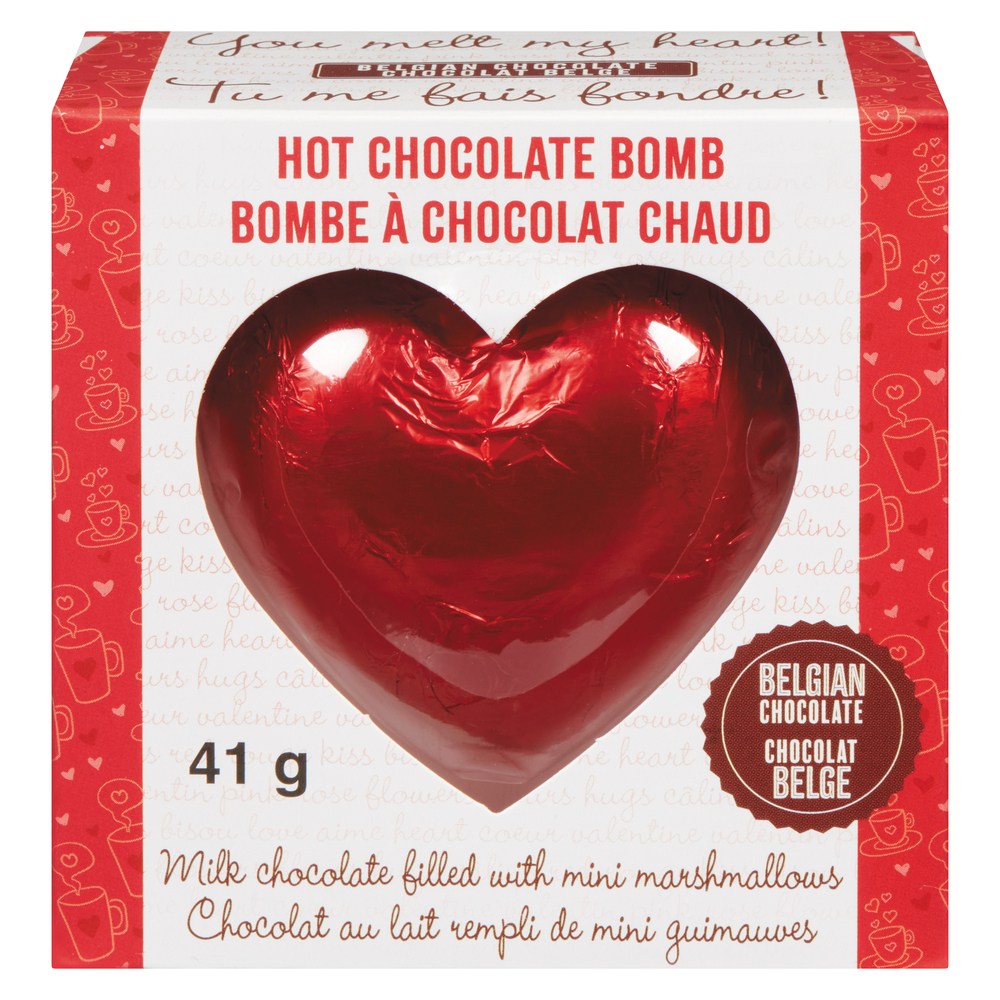 milk heart bomb asst Chocolate