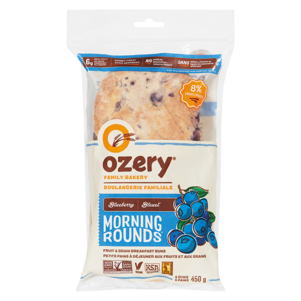 Morning Rounds Blueberry Buns