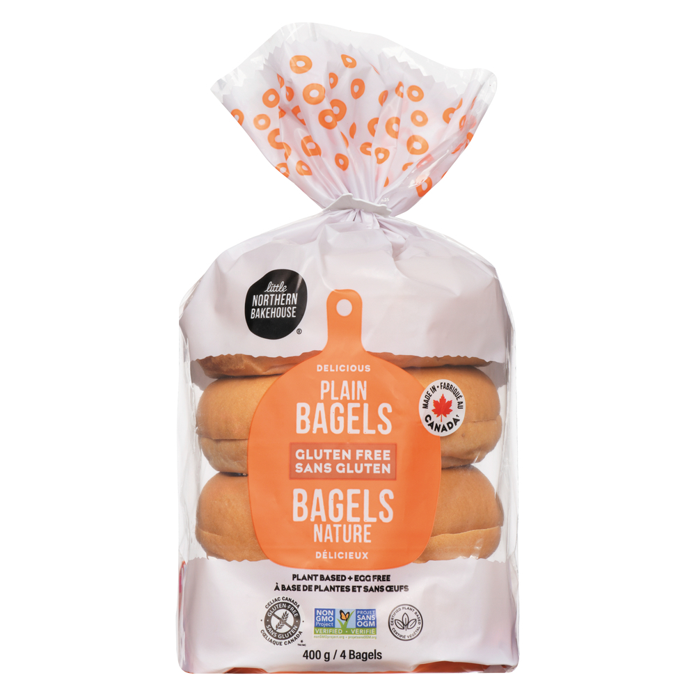 Plain Gluten Free Bagels