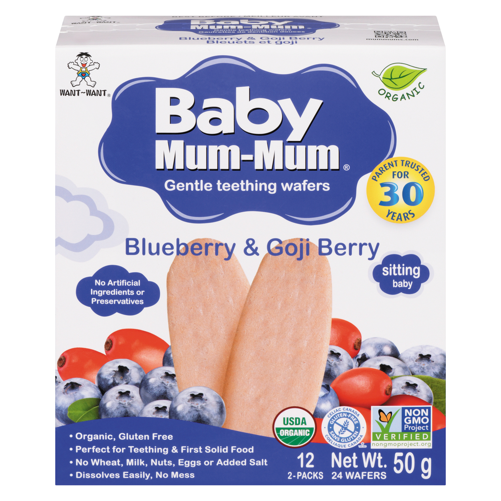 Baby Mum-Mum Blueberry & Goji Baby Snacks