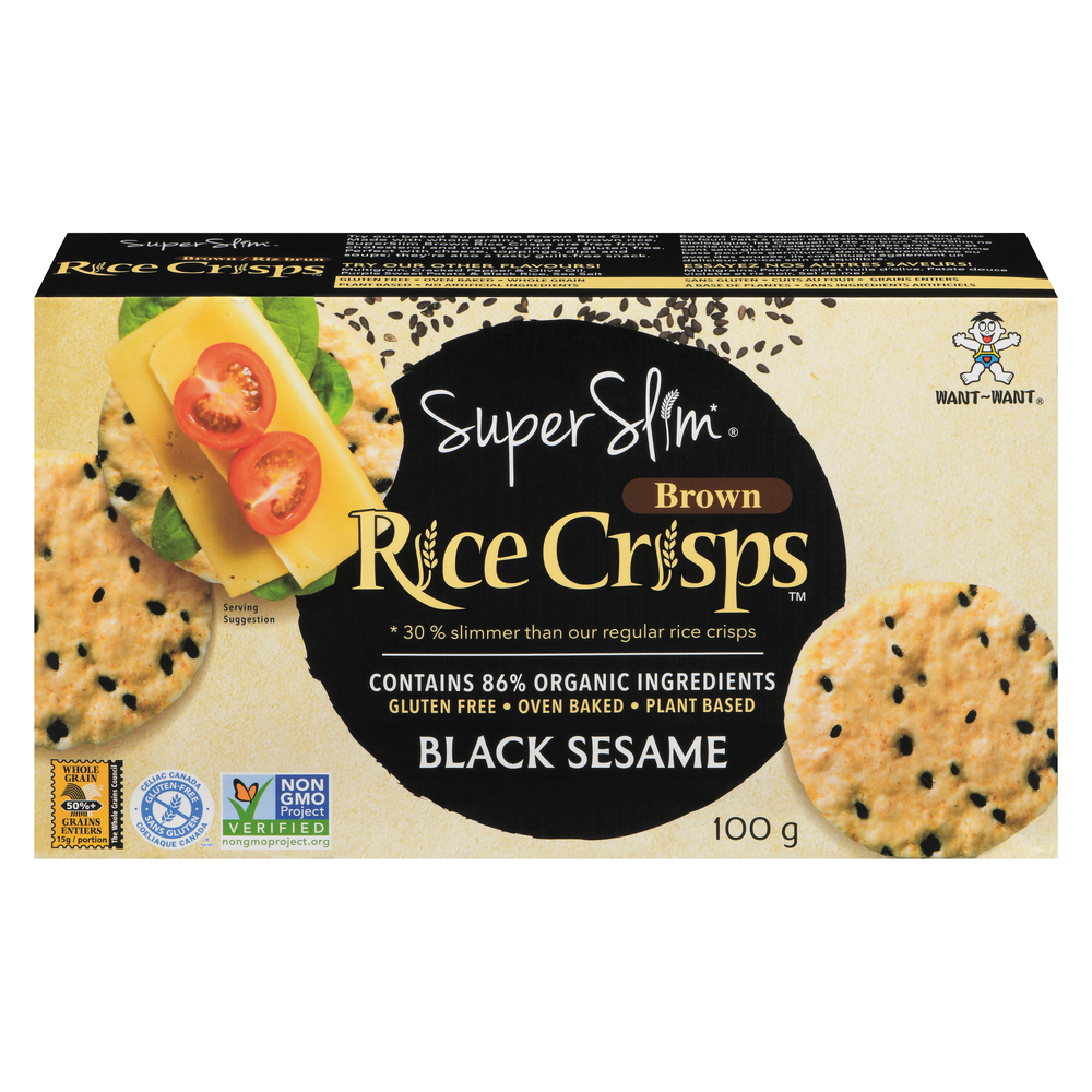 Black Sesame Brown Rice Crisps