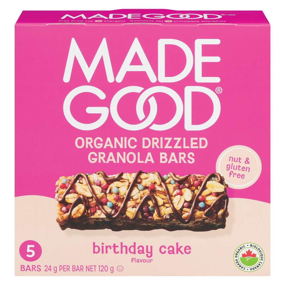Birthday Cake Organic Granola Bar