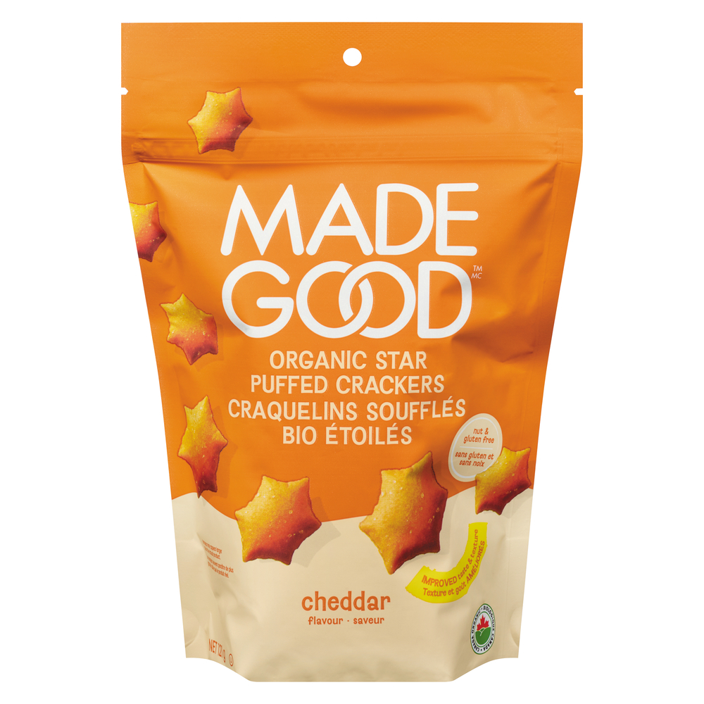 Cheddar Star Puffed Crackers