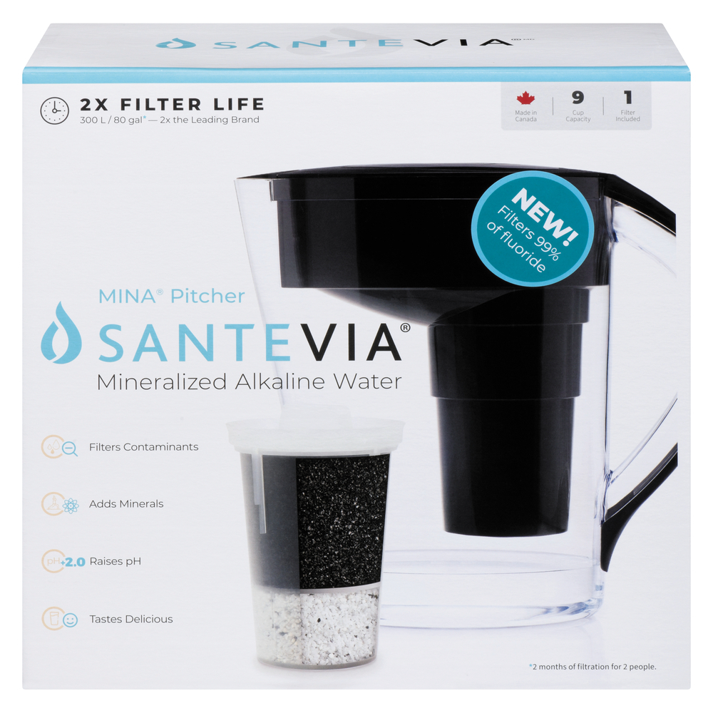 Santevia MINA Pitcher Black