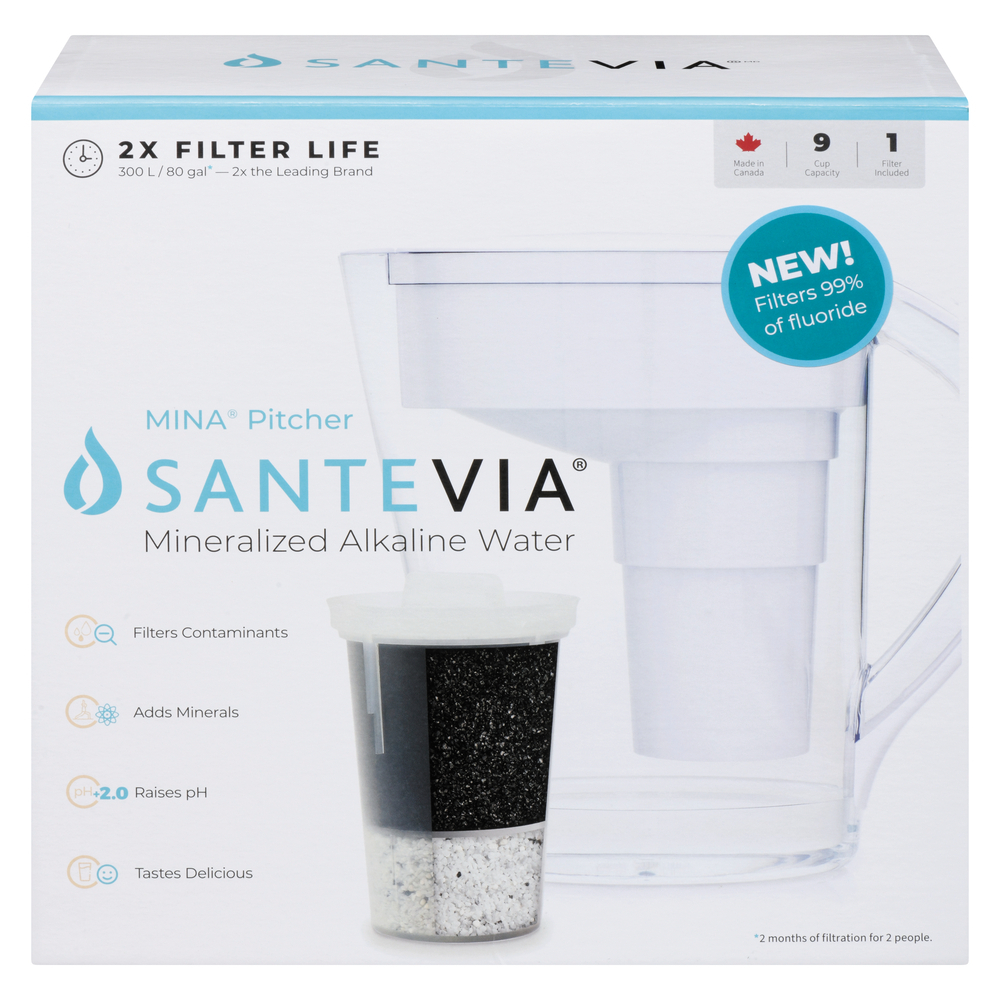 Santevia MINA Pitcher White