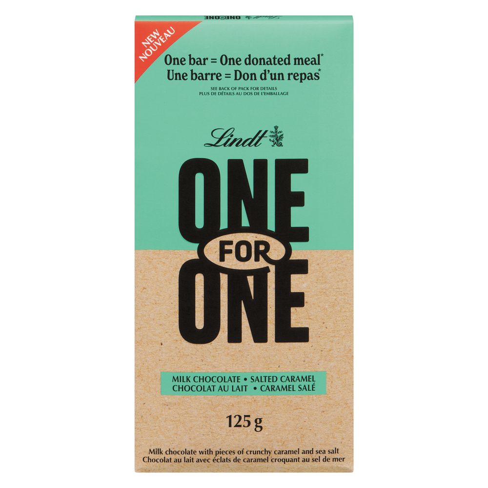 family 1 for 1 salted caramel Chocolate Bar