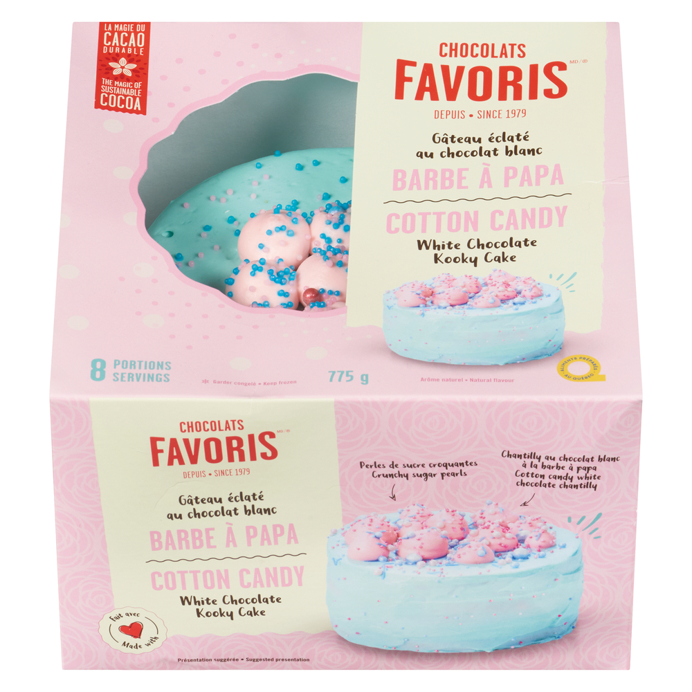 Kooky Cotton Candy Cake