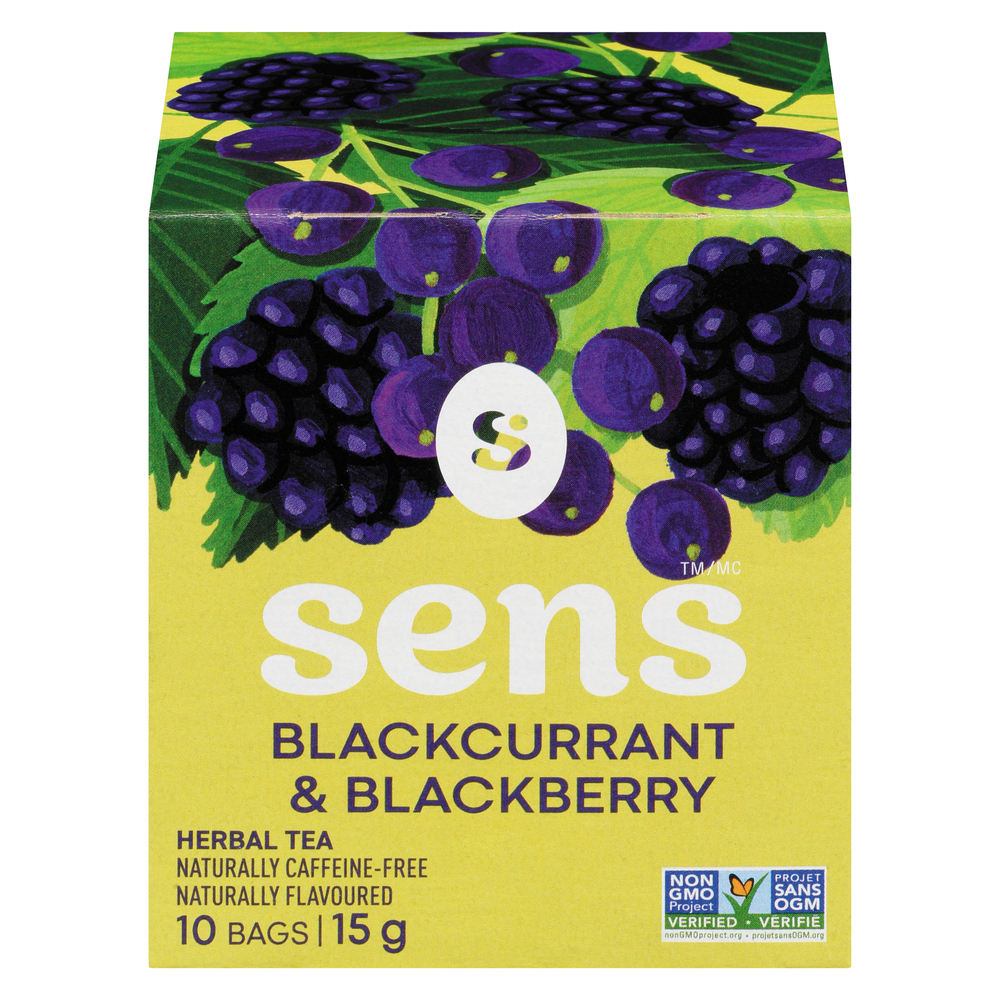 blackcurrant and blackberry Herbal tea bags