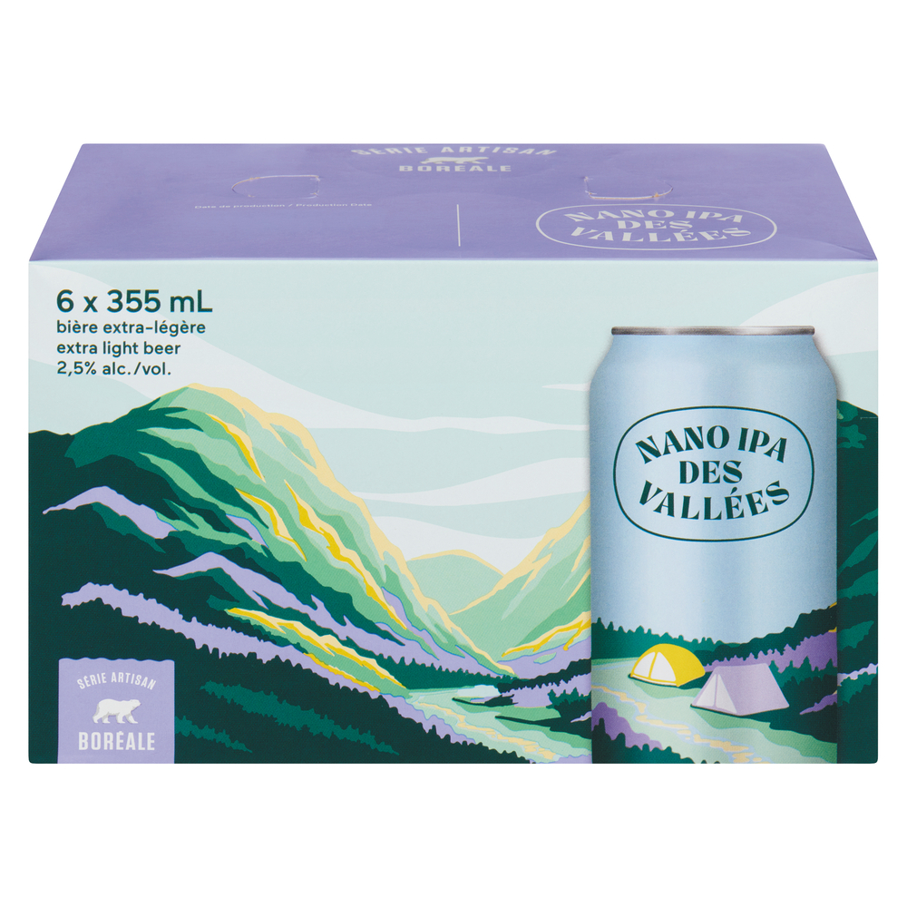 Nano IPA Des Vallees Cans 2.5% alc/vol Beer