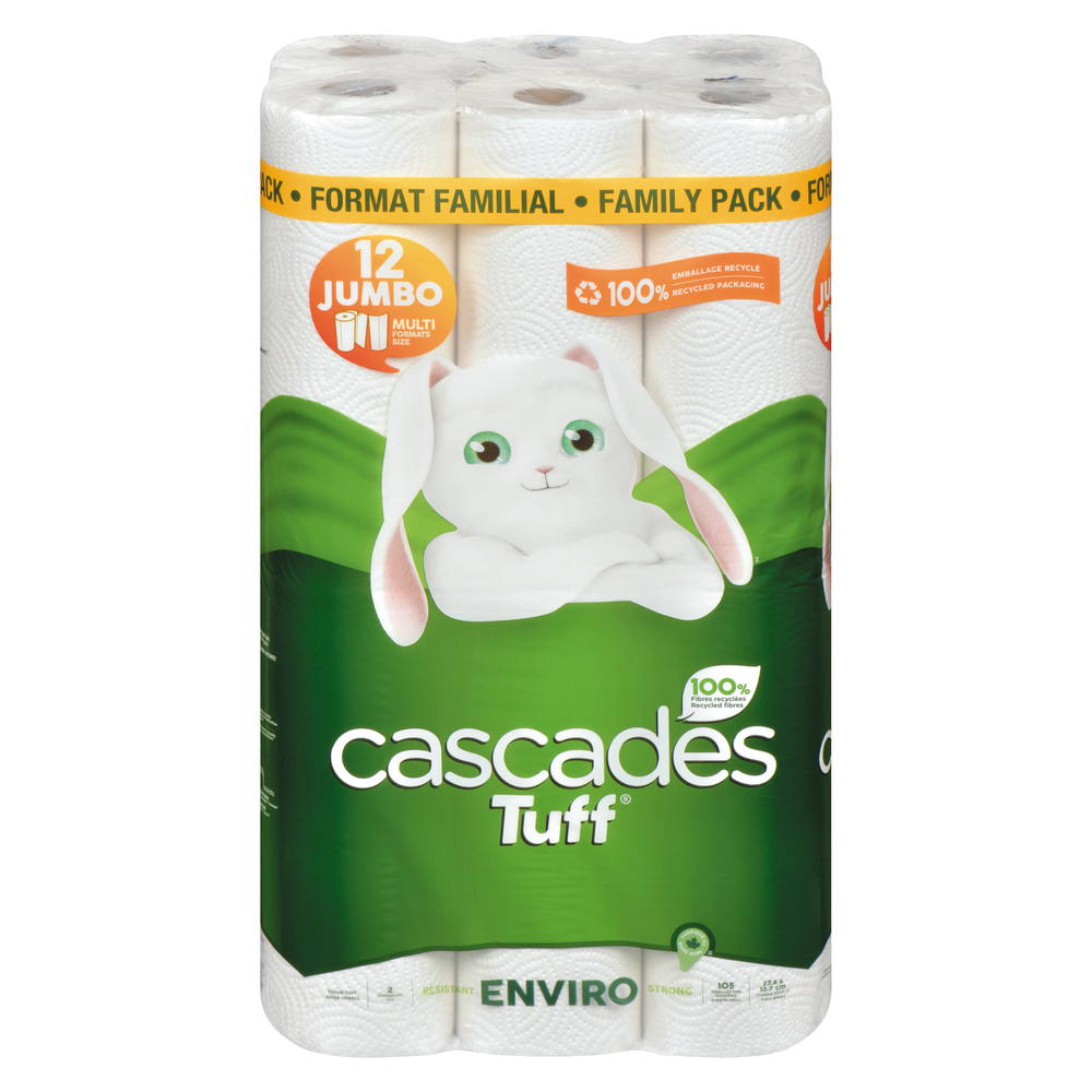 Tuff Enviro Jumbo 105 Sheets Paper Towel