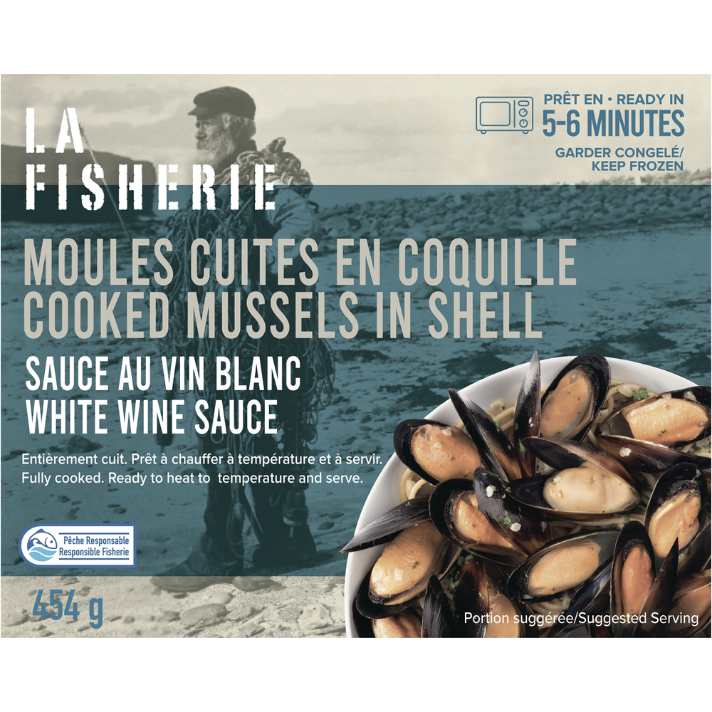 White Wine Garlic Mussels